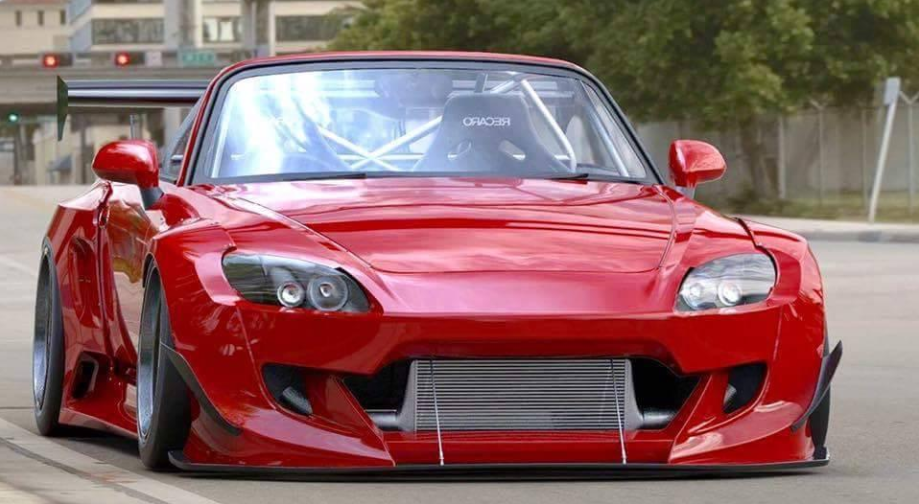 PANDEM HONDA S2000 AP1 AP2 Widebody Aero Kit with Duck-tail wing only ...
